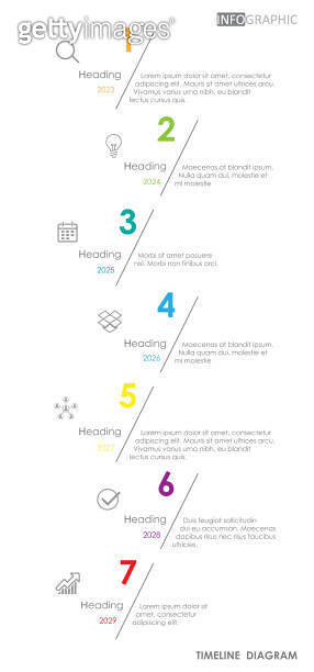 timeline weekly planner schedule project diagram Infographics template ...