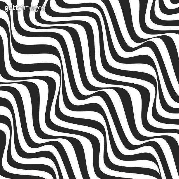 modern pattern stylish background, abstract wavy stripe, optical ...