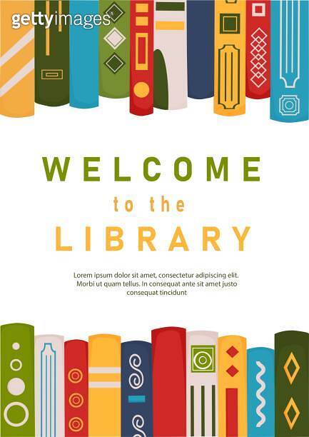 Welcome to the library poster 이미지 (1583027802) - 게티이미지뱅크