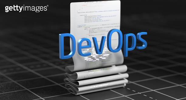 Devops software development operations. Programmer administration system life cycle quality ...