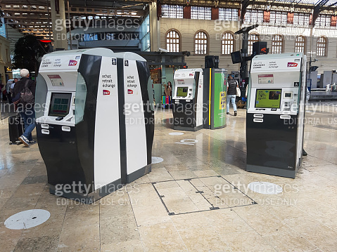 Marseille Saint Charles Train Station, France, Train Ticket Self ...