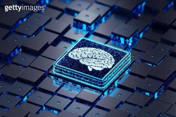 AI Brain Chip Concept 이미지 (1482067541) - 게티이미지뱅크