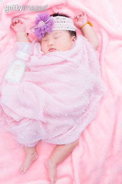 Newborn baby,Close-up beautiful sleeping baby boy. Newborn baby ...