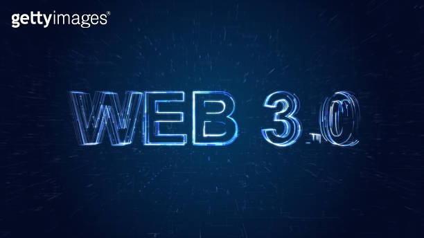Digital Web 3.0 concept. Semantic Web and AI algorithms analyze, interpret and evaluate data ...