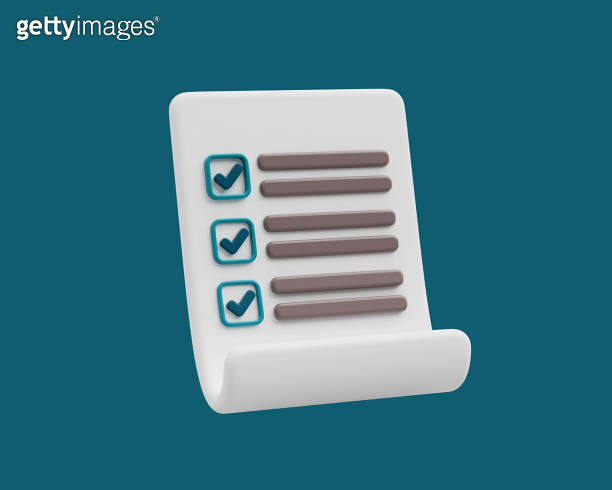 Document checklist application form checkbox clipboard sign or symbol ...