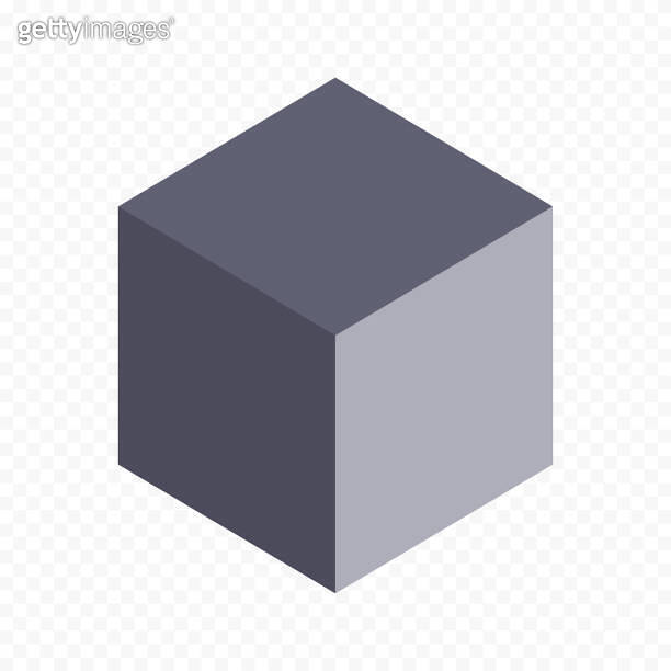 Cube vector design, graphic silhouette. 이미지 (1707990480) - 게티이미지뱅크