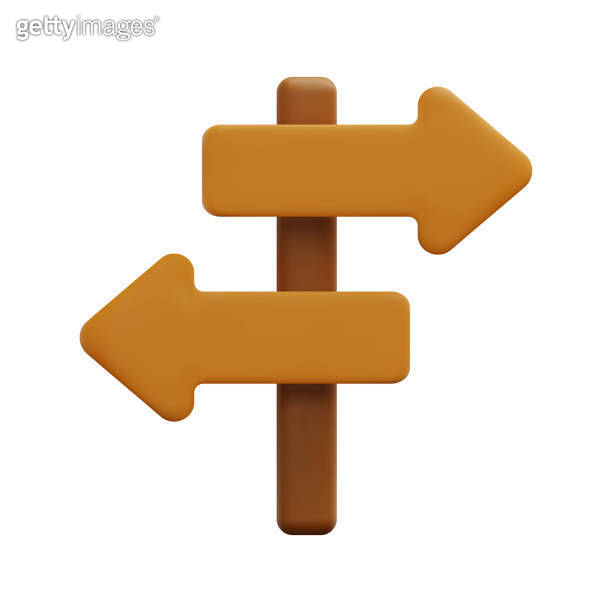 3d signpost icon vector. Isolated on white background. 3d map and ...