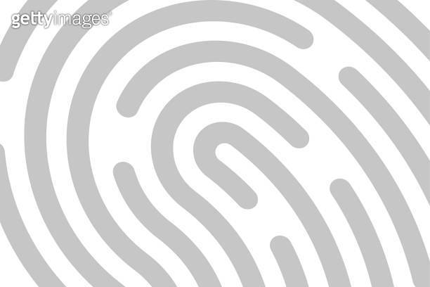 Fingerprint button, vector neumorphism scan. Finger password ui design ...