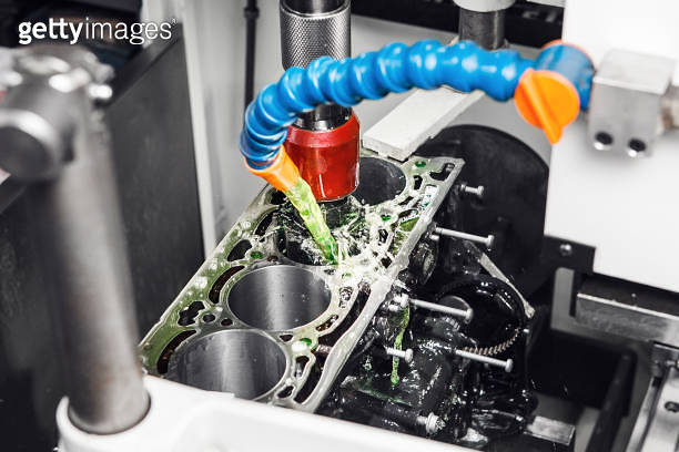 CNC block honing, overhaul of engine. In the engine machining ...