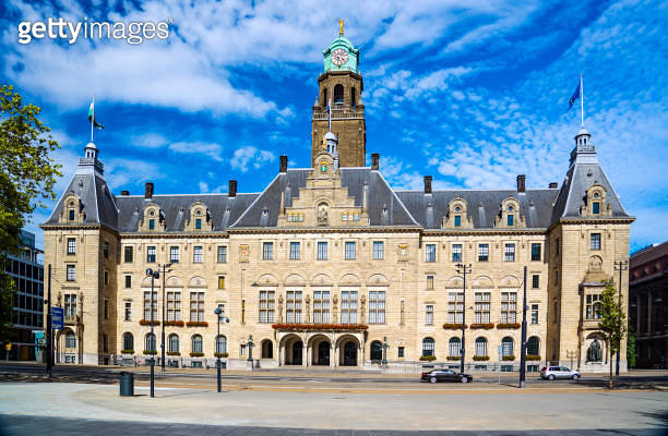 Rotterdam City Hall in Rotterdam, Netherlands 이미지 (1745592337) - 게티이미지뱅크