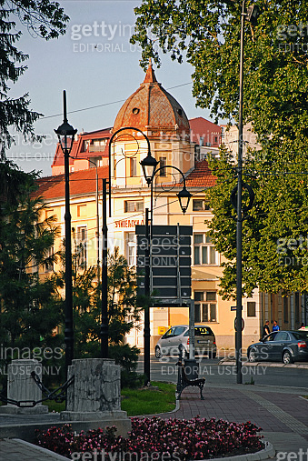 View of the building - Uciteljski Dom (Teacher's House) in the city of ...