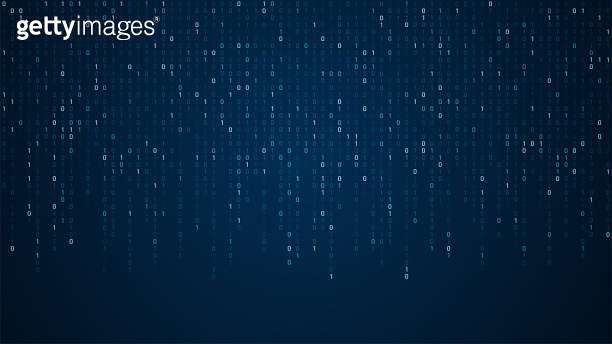 Binary code abstract technology background. Global network 이미지 (1469639986) - 게티이미지뱅크