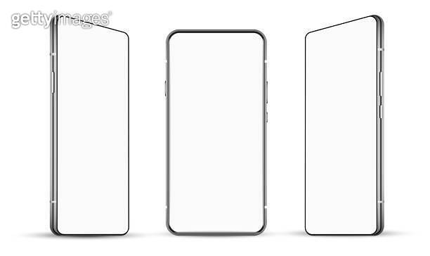 Vector smartphone from different angles 이미지 (1474663509) - 게티이미지뱅크
