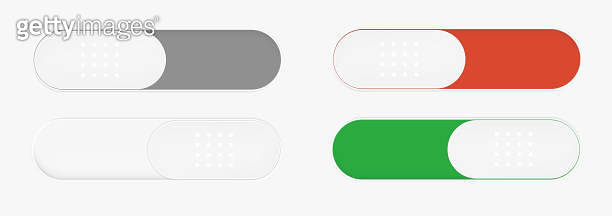 Buttons on and off the switch. UI, UX, KIT elements (1473533383) 일러스트 ...