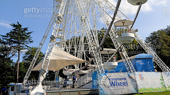 A photo of The big Ferris Panoramic wheel at The Botanic Gardens in ...