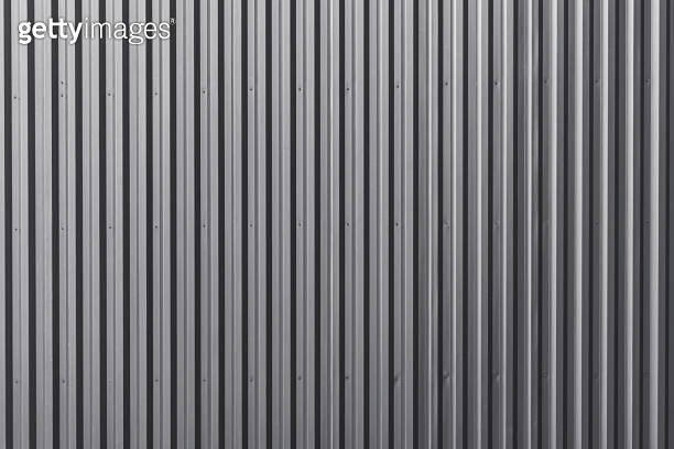 Striped wave Zine Aluminium steel metal sheet line industry wall ...