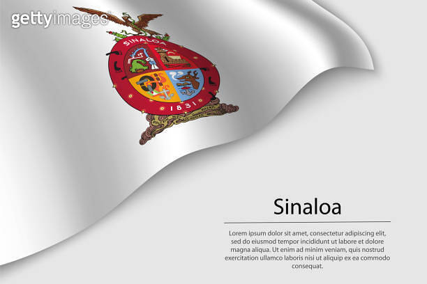 Wave flag of Sinaloa is a region of Mexico (1736907875) 일러스트, 무료 일러스트 ...
