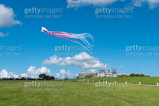 Kite in Norddeich. State of Lower Saxony in Germany 이미지 (1718328305 ...