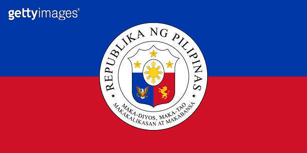 The official current flag and coat of arms of Republic of the ...