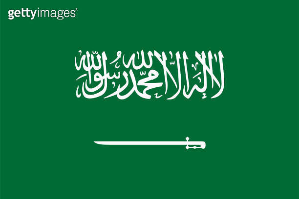 The official current flag of Kingdom of Saudi Arabia. State flag of ...