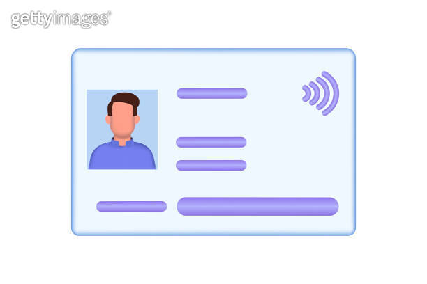 Wireless key card. Access control card icon. Vector illustration. 이미지 ...
