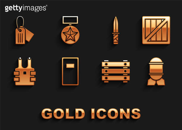 Set Police assault shield, Military ammunition box, Aviation bomb ...