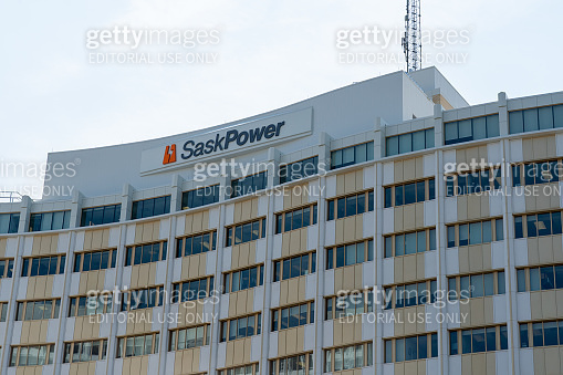 SaskPower headquarters building in Regina, Saskatchewan, Canada 이미지 ...
