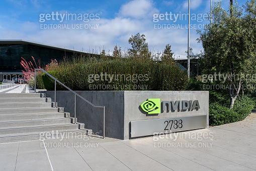 Nvidia headquarters in Santa Clara, California, USA 이미지 (1688937695 ...
