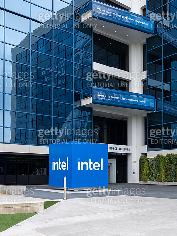 Intel headquarters in Santa Clara, California, USA 이미지 (1642472975 ...