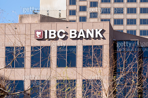 IBC BANK in Downtown San Antonio, Texas, USA. 이미지 (1627085195) - 게티이미지뱅크