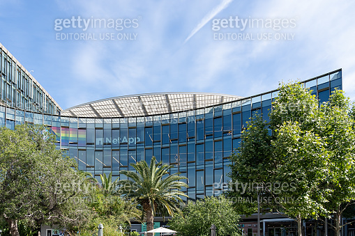 NetApp headquarters in San Jose, California, USA 이미지 (1581822415) - 게티이미지뱅크