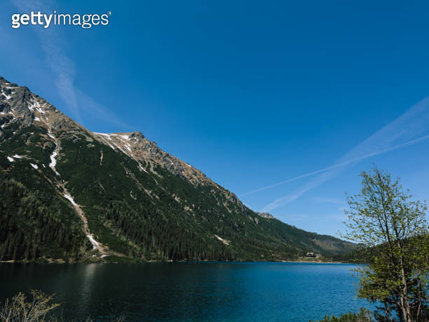 Morskie Oko, Sea Eye. Polish landscape in Zakopane, Lesser Poland ...