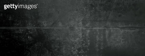 grunge grey rusty on dark black metal wall background texture used as ...