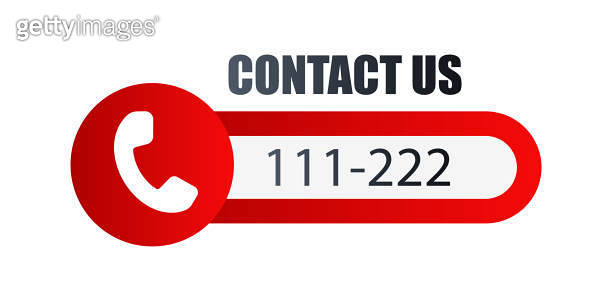 Contact us mobile phone call banner with place for number 이미지 ...