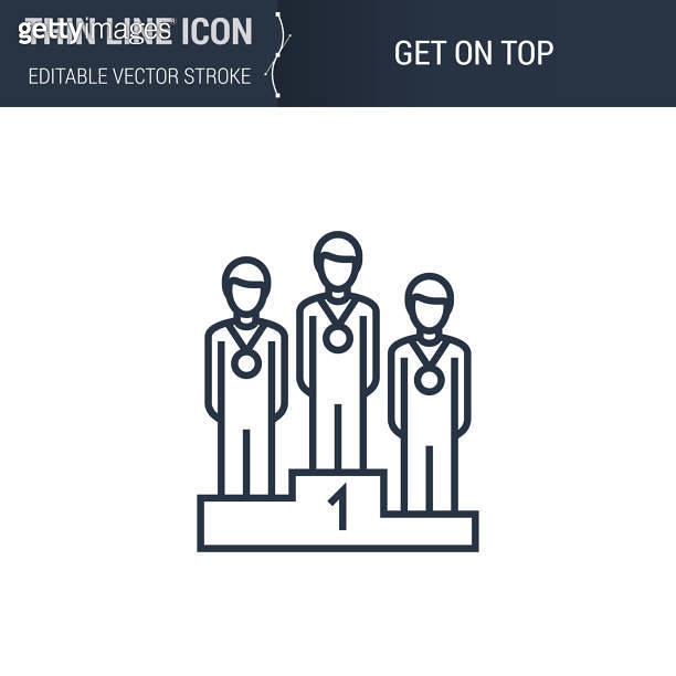 Get on Top Icon 이미지 (1827156634) - 게티이미지뱅크