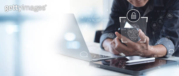 Facial Recognition Biometric Security System Cyber Security Network Technology Data