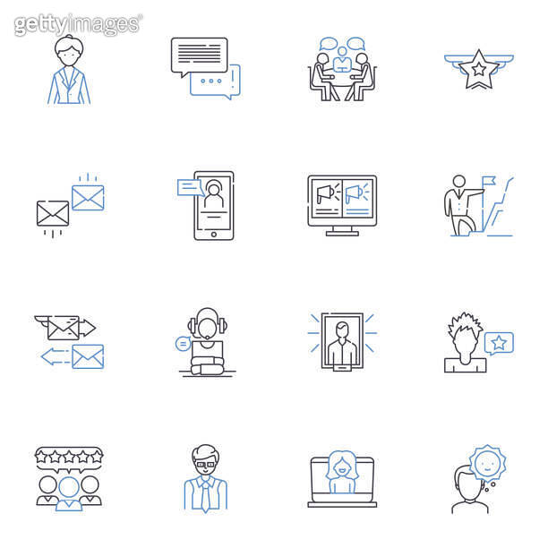 Dispatch line icons collection. Delivery, Logistics, Shipping ...