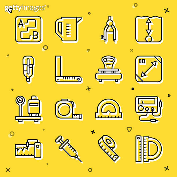 Set line Protractor and ruler, Multimeter, voltmeter, Diagonal ...