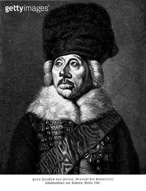 Portrait of Hans Joachim von Zieten notable Prussian cavalry general ...