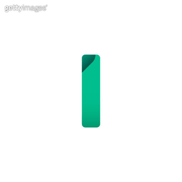 Paper alphabet origami font, for your logo design with shadow, multi ...