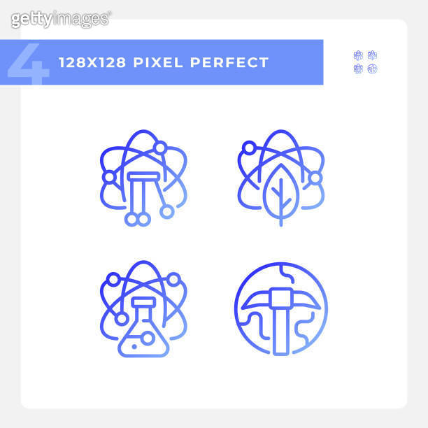 Data mining with STEM pixel perfect gradient linear vector icons set (1477054978) 일러스트, 무료 일러스트 ...