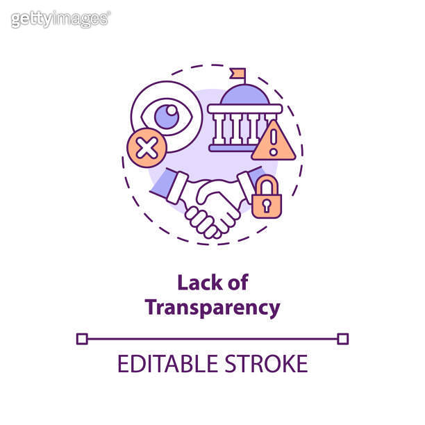 2D customizable lack of transparency icon concept (1573423535) - 게티이미지뱅크
