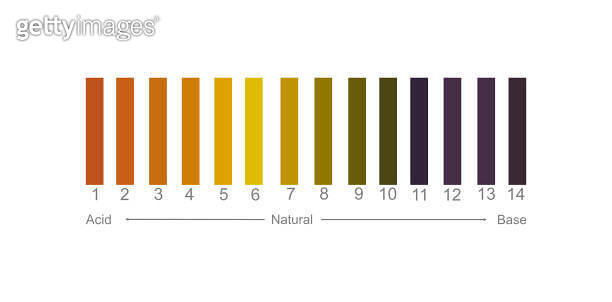 The interpretation chart of litmus paper in PH detection in sample ...