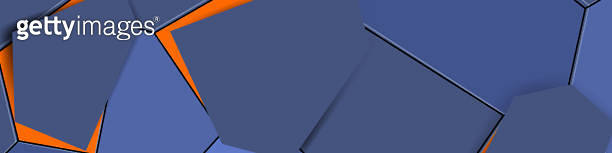 Abstract blue splinter background. Modern horizontal mosaic backdrop ...