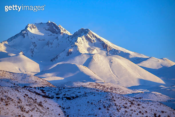 Erciyes Mount with height of 3,864 metres is the highest mountain in ...