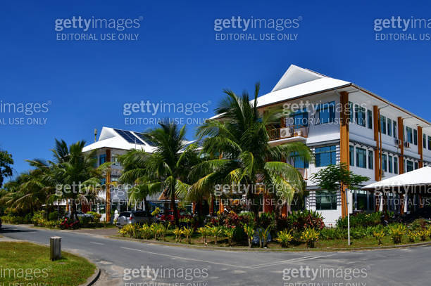 Government House, Vaiaku, Funafuti Atoll, Tuvalu (1570178824) - 게티이미지뱅크