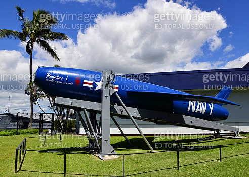 Regulus I nuclear capable missile and launch ramp, Pearl Harbor, Oahu ...