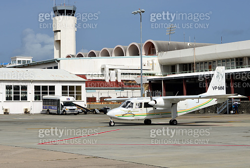 FlyMontserrat Britten-Norman BN-2A Islander, V.C. Bird International ...