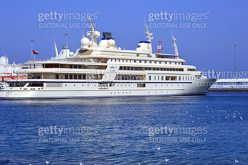 Sultan of Oman main yacht Al Said - superyacht part of the Royal Yacht ...