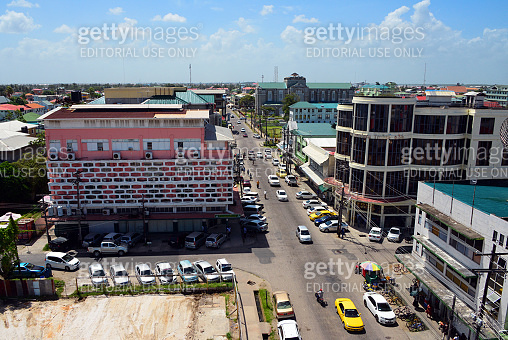 View over Camp Street, Georgetown, Guyana 이미지 (1761486226) - 게티이미지뱅크